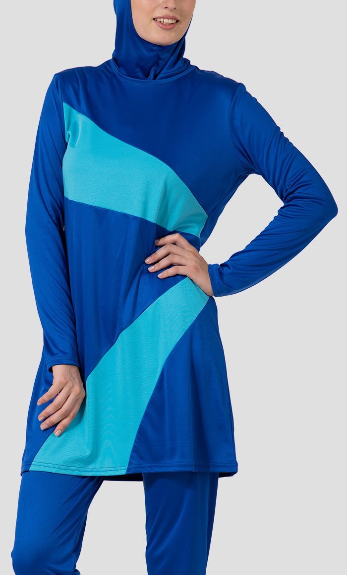 Color Pop Burkini Modest Swimsuit